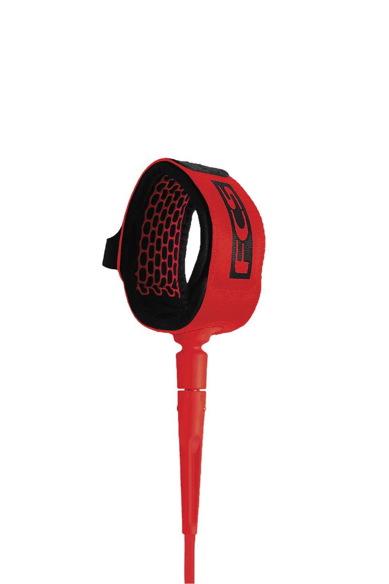 6ft FCS Comp Essential Leash Leg Rope - Code Red – Sanbah Australia