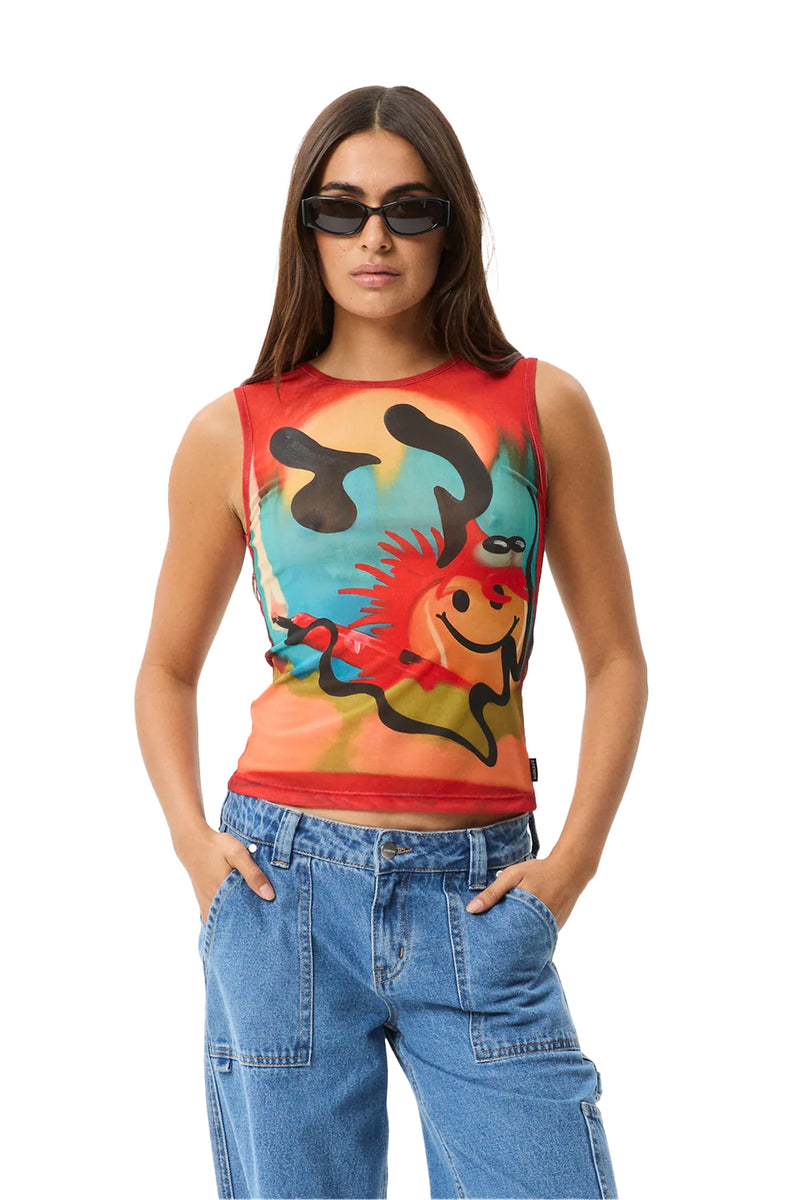Afends Womens Apocalypso Sheer Tank – Sanbah Australia