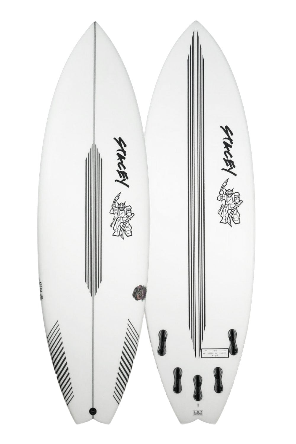 Stacey Snake Eyes Phantom Flex Surfboard | Stacey Surfboards Australia ...